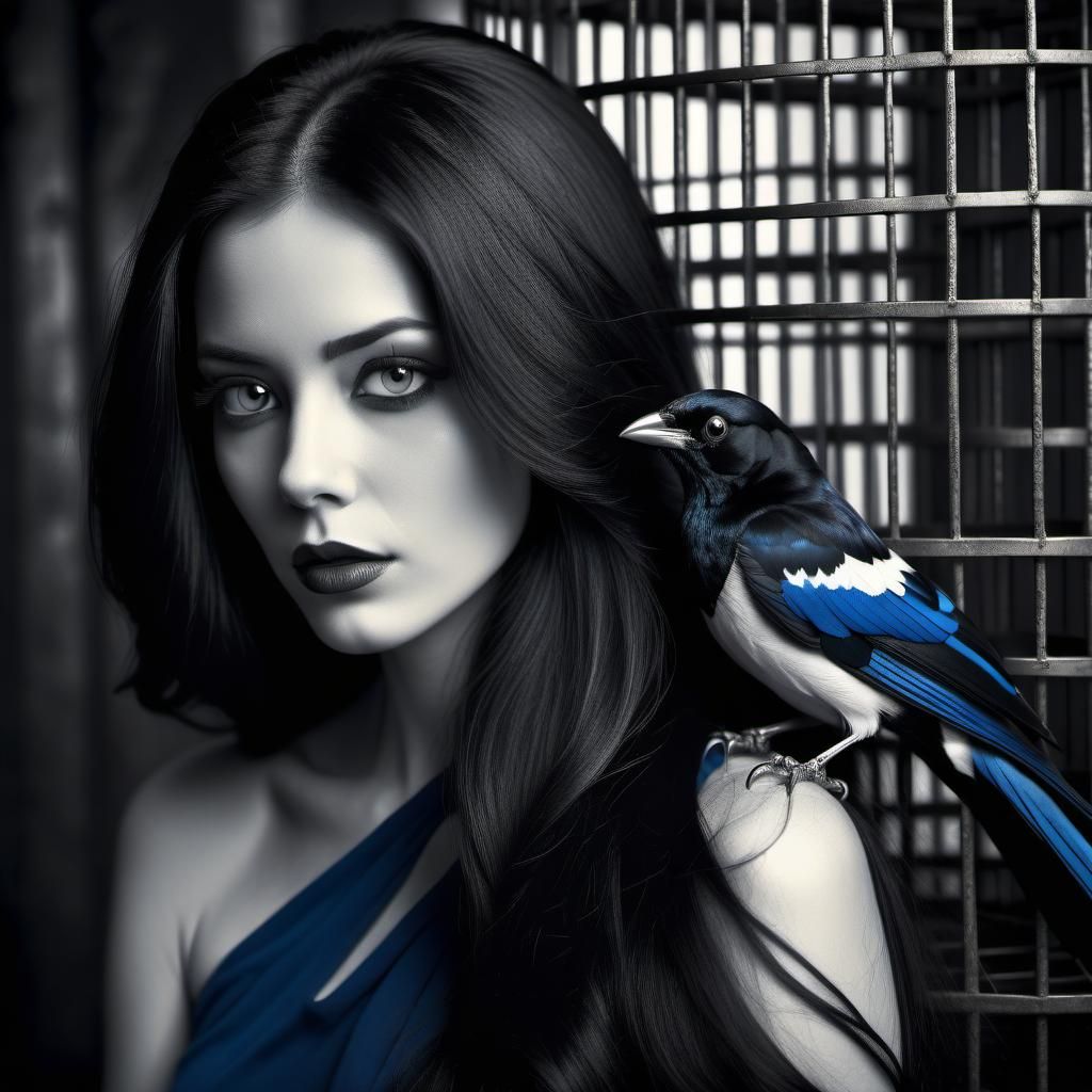 Seer Magpie - AI Generated Artwork - NightCafe Creator