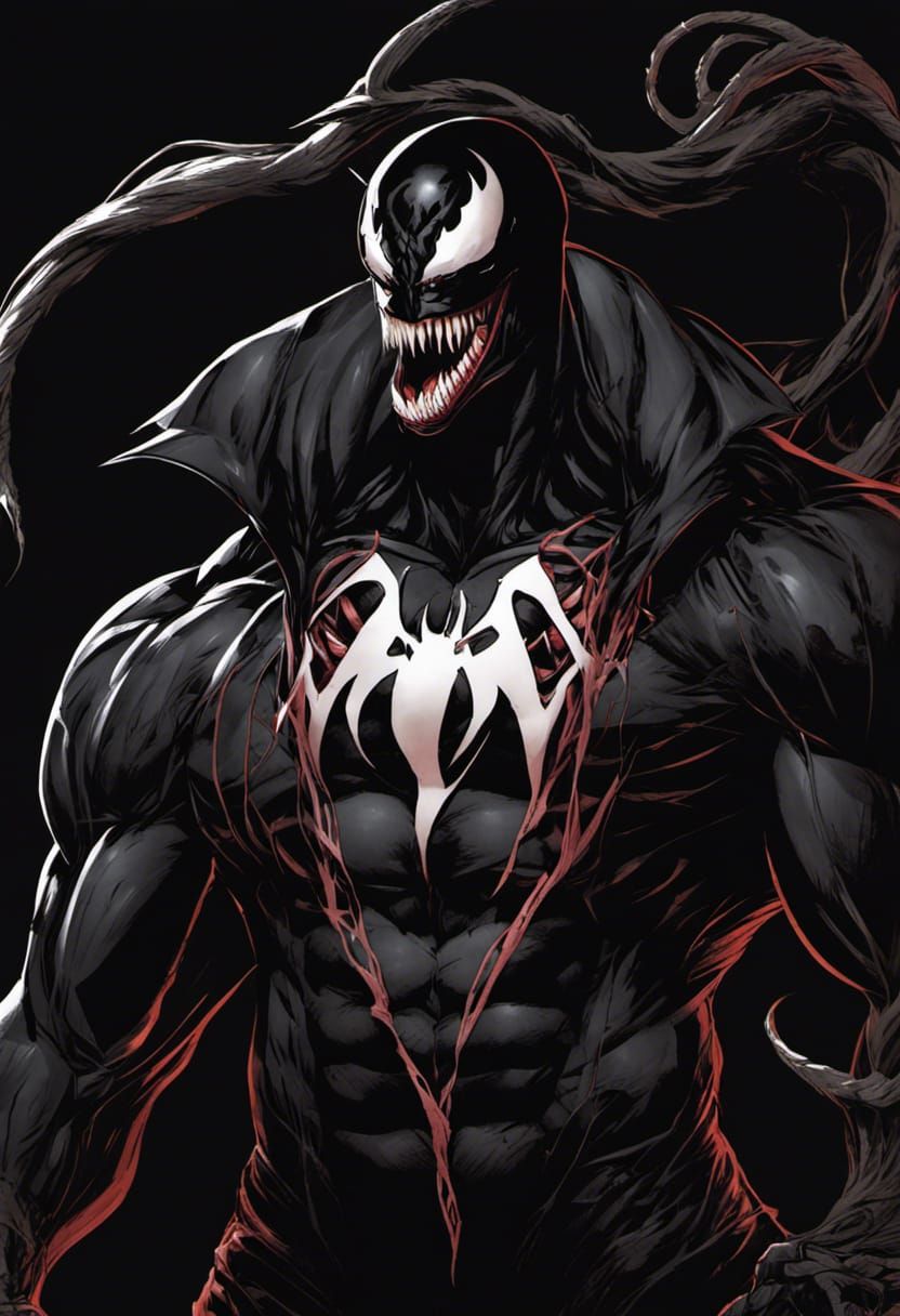 Venom (Jacket Noire - Comic Style) - AI Generated Artwork - NightCafe ...