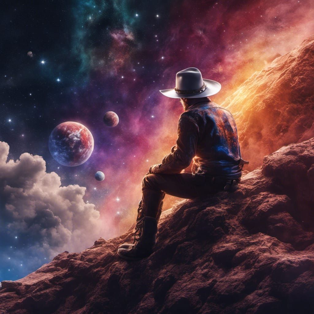 Space Cowboy - AI Generated Artwork - NightCafe Creator