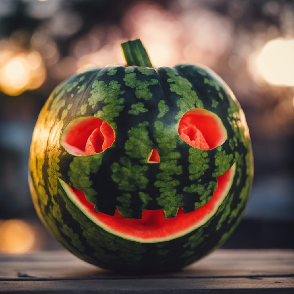 Summer Pumpkin - AI Generated Artwork - NightCafe Creator