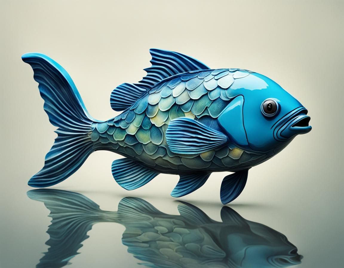 A fish made out of water - AI Generated Artwork - NightCafe Creator
