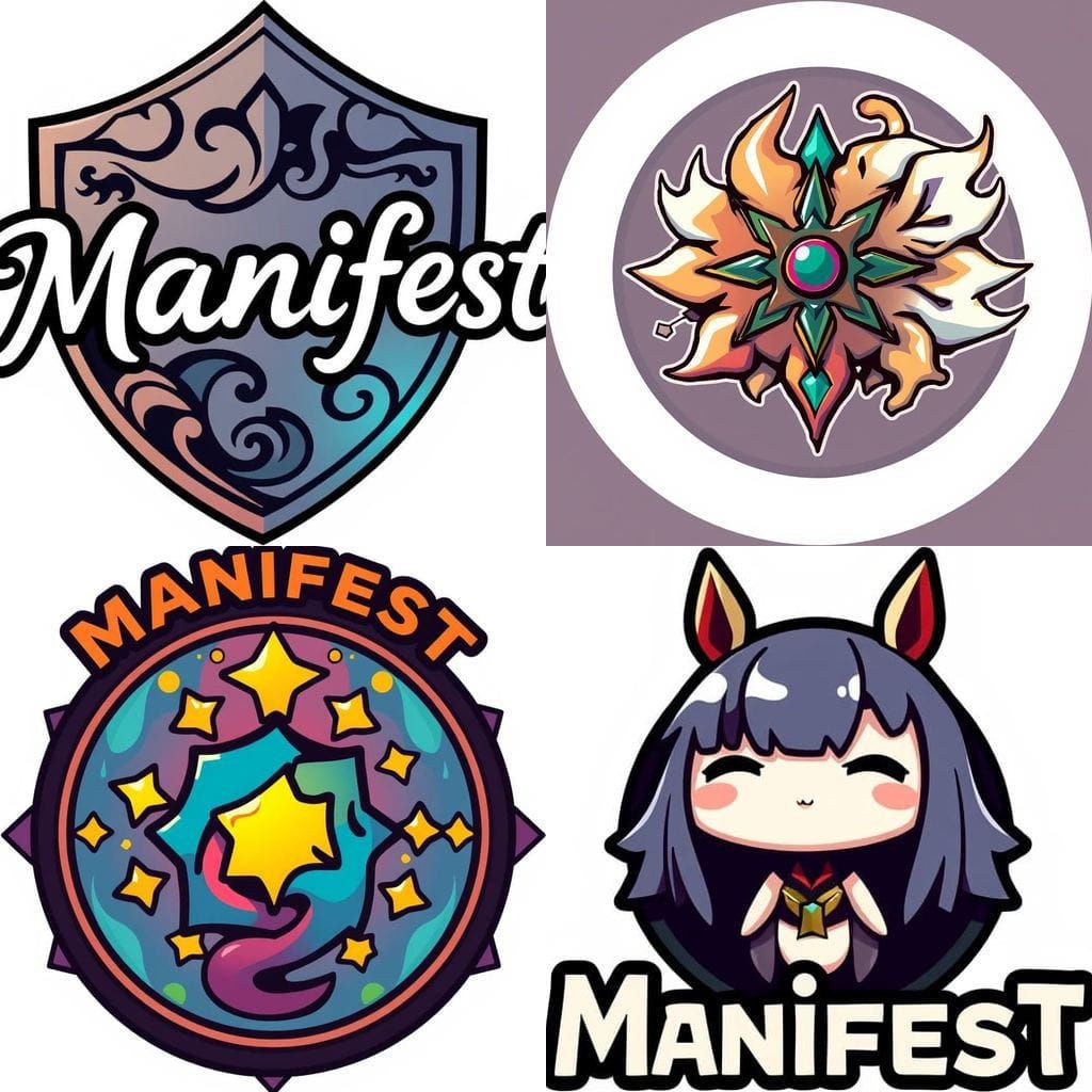 Chibi Manifest Guild Logo - AI Art
