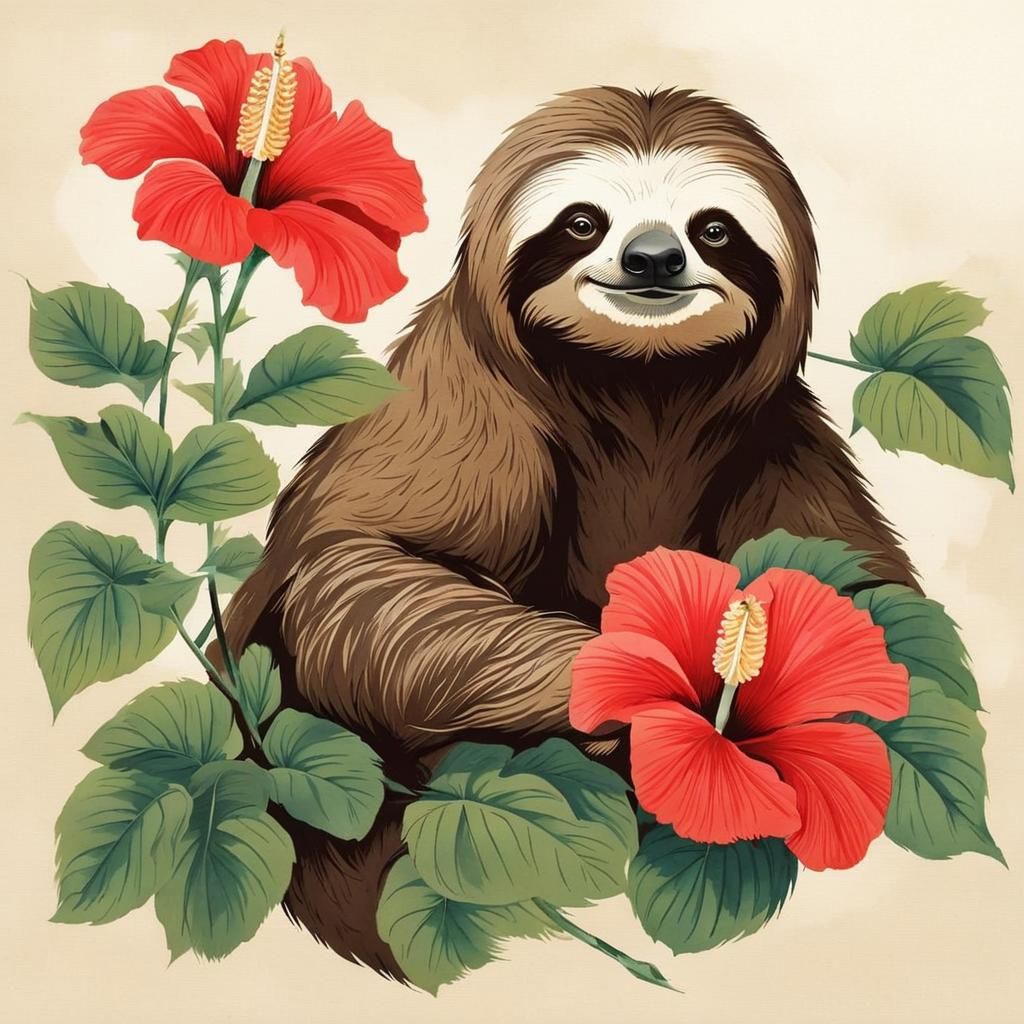 Sloth - AI Generated Artwork - NightCafe Creator