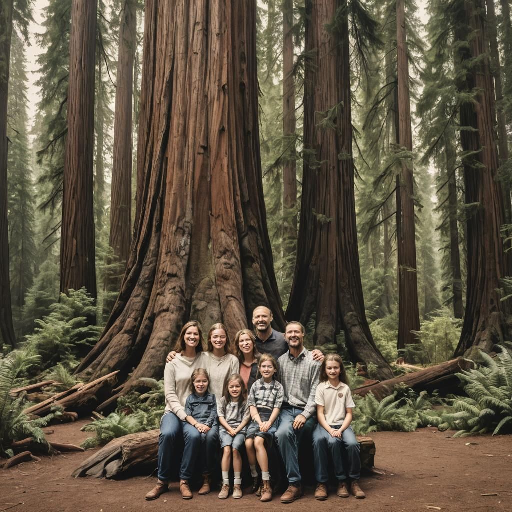 Redwood Forest in California - AI Generated Artwork - NightCafe Creator