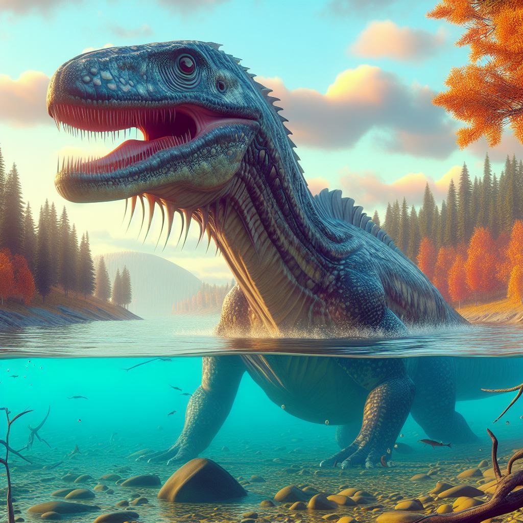 Swimmy dino 3 - AI Generated Artwork - NightCafe Creator