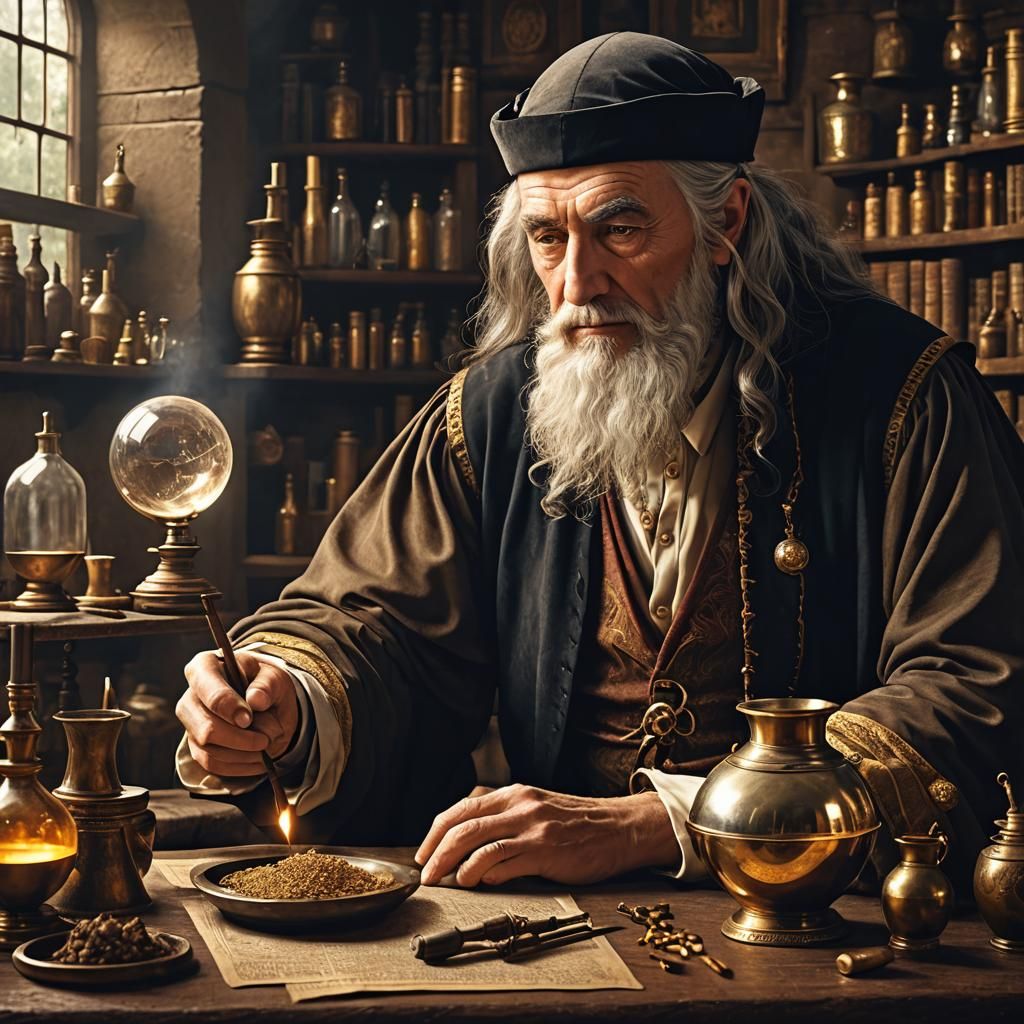 The alchemist - AI Generated Artwork - NightCafe Creator