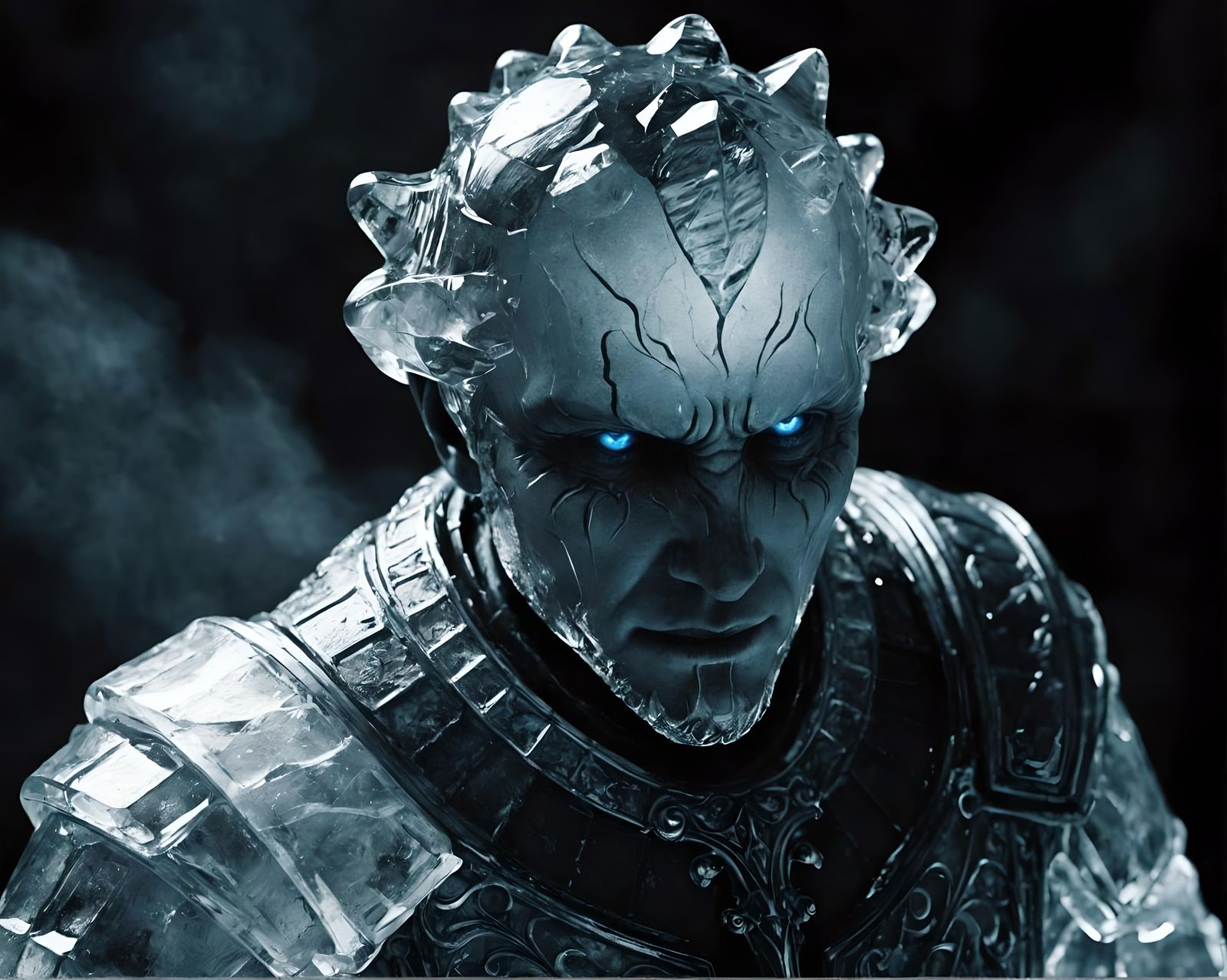 Bleeding Shadow Ice Soul - AI Generated Artwork - NightCafe Creator