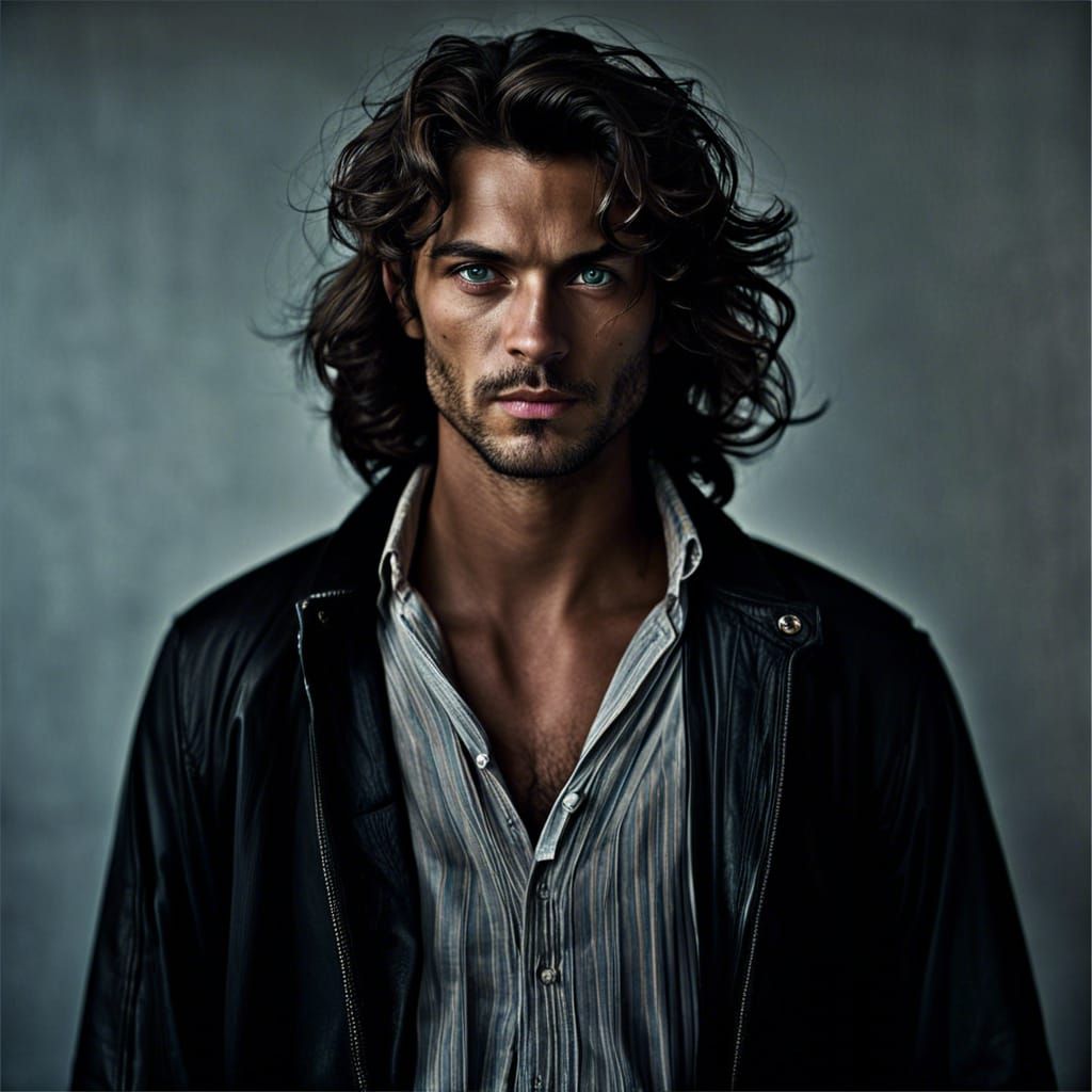 Male portrait - AI Generated Artwork - NightCafe Creator