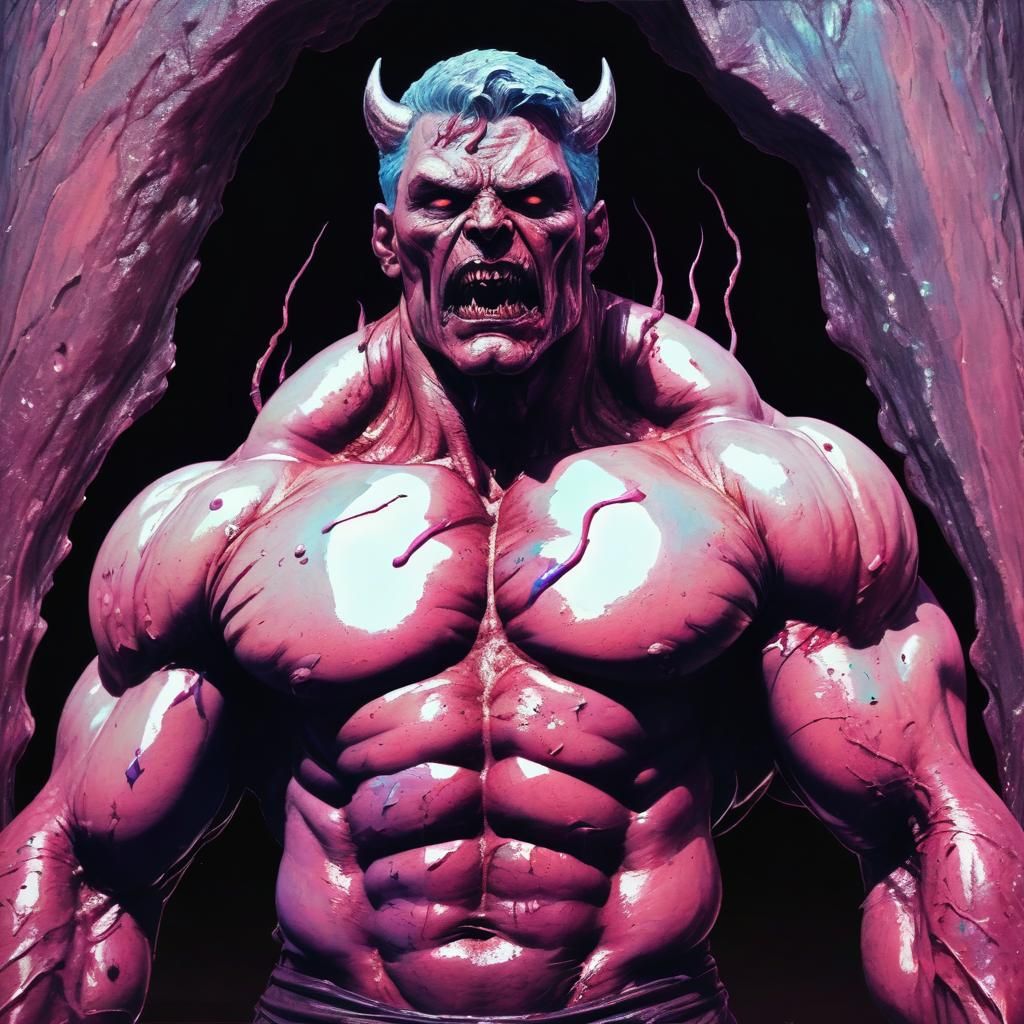 Art style of Sam Keith; contrasting colors; Marked by evil,gifted super ...