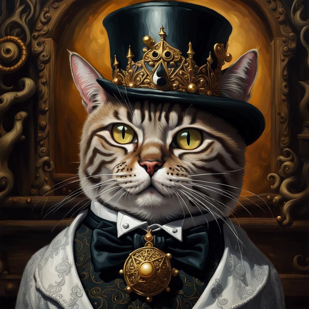 Dapper Cat - AI Generated Artwork - NightCafe Creator