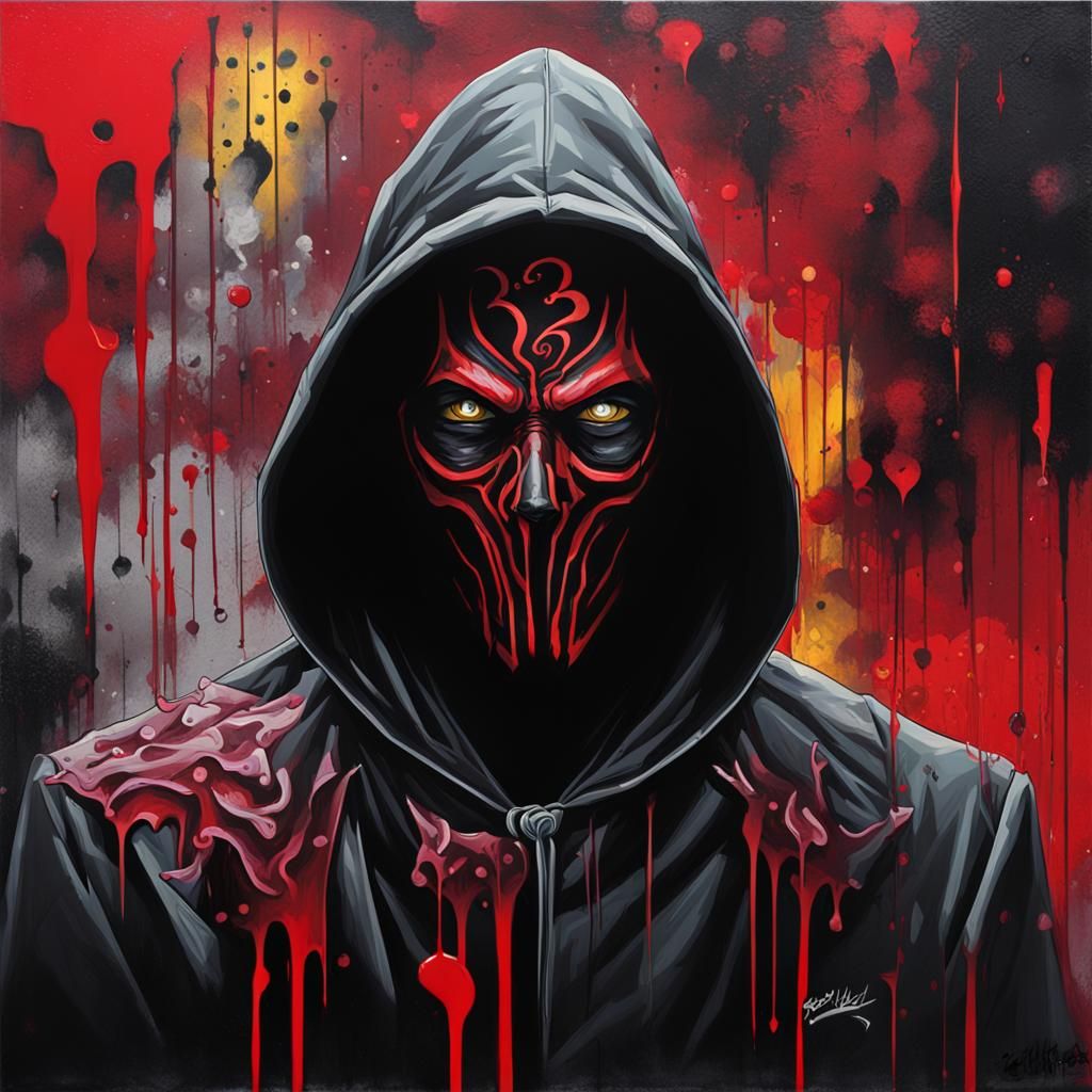 a dark murderer shrouded in mystery and horror - AI Generated Artwork ...