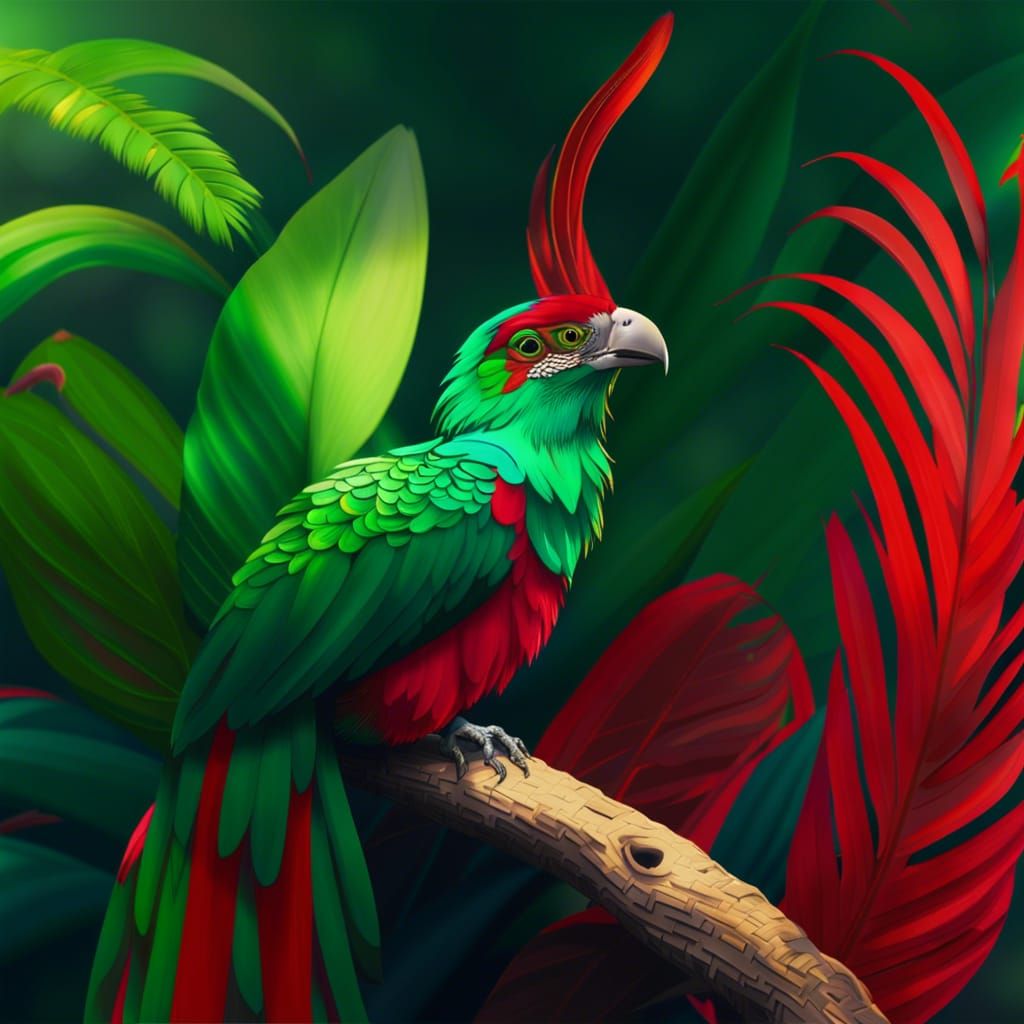 Quetzal, national bird of Guatemala - AI Generated Artwork - NightCafe ...