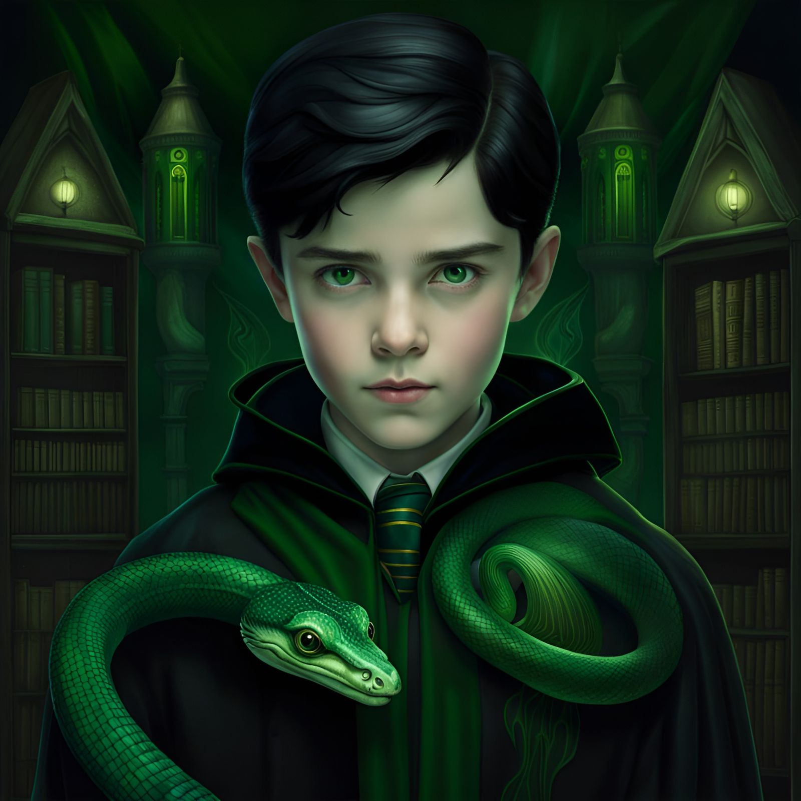 Young Tom Riddle - AI Generated Artwork - NightCafe Creator