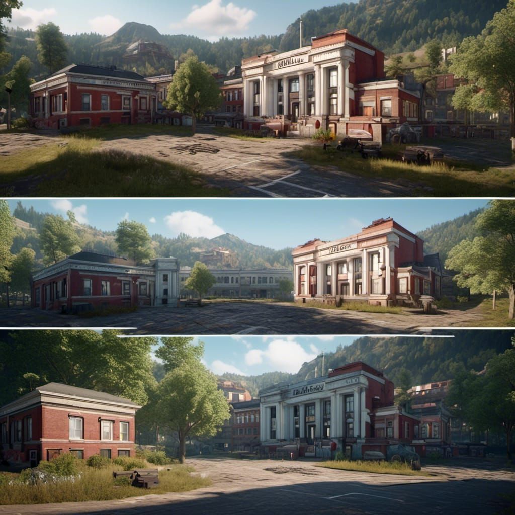 Town Hall - AI Generated Artwork - NightCafe Creator