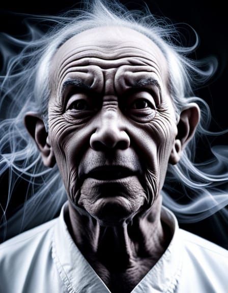 Enigmatic Old Man - AI Generated Artwork - NightCafe Creator