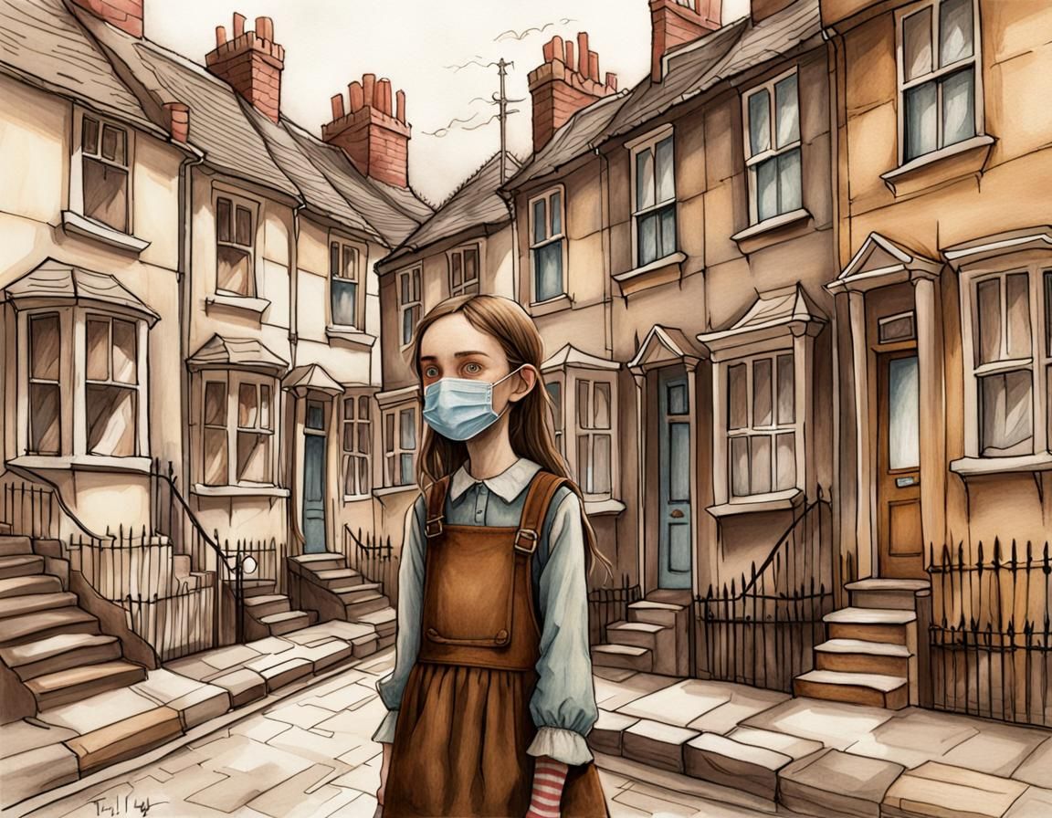 Tilly the House Brownie has to wear a mask because of COVID - AI ...