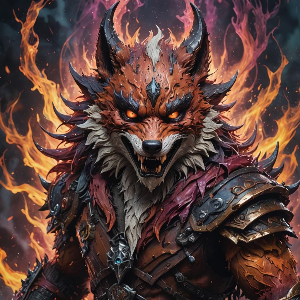 Norse God Nightmare Foxy - AI Generated Artwork - NightCafe Creator