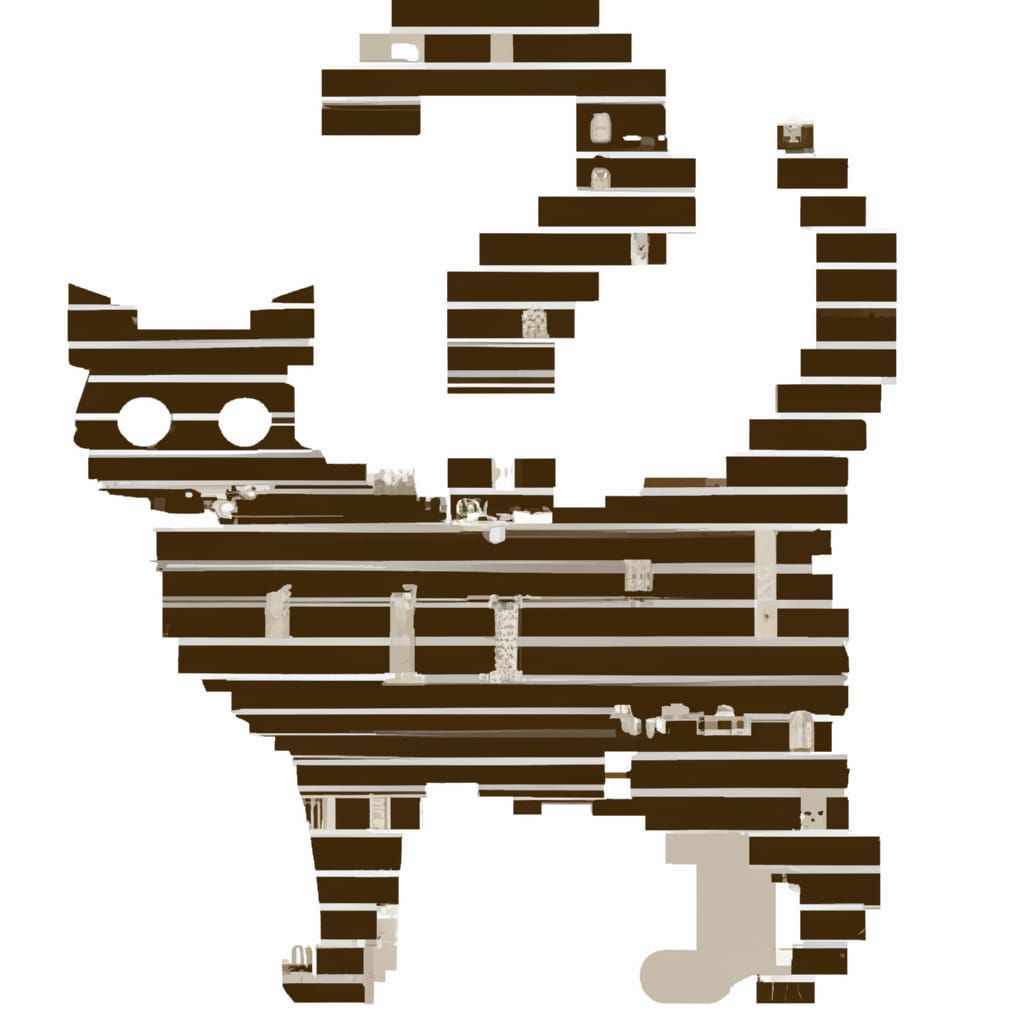 Siamese Cat in ASCII Art - AI Art