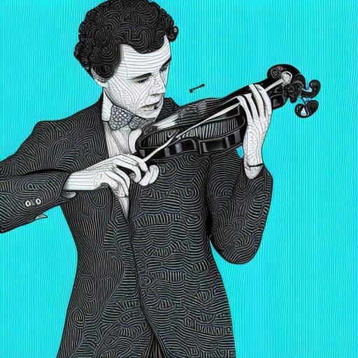 Violin - AI Generated Artwork - NightCafe Creator