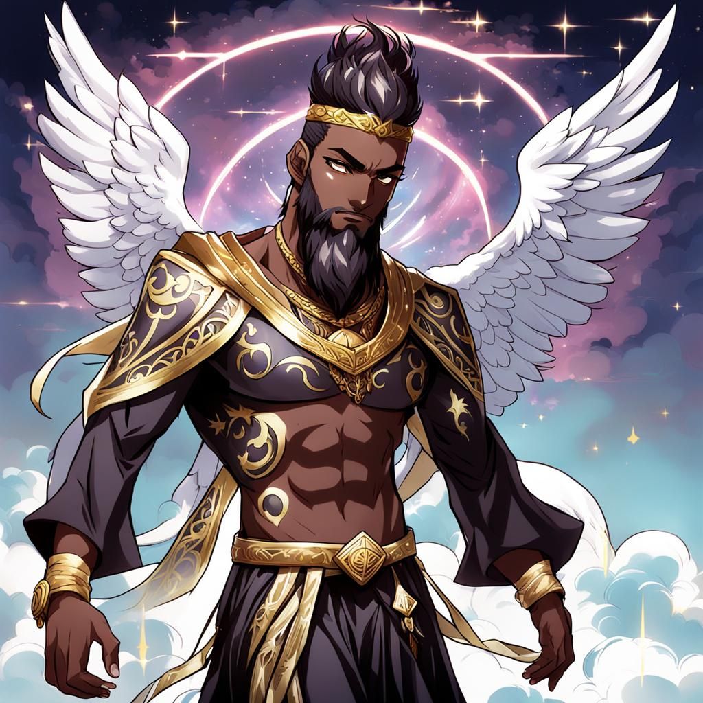 Lesser Angel 1 the Praising Cheribum. - AI Generated Artwork ...