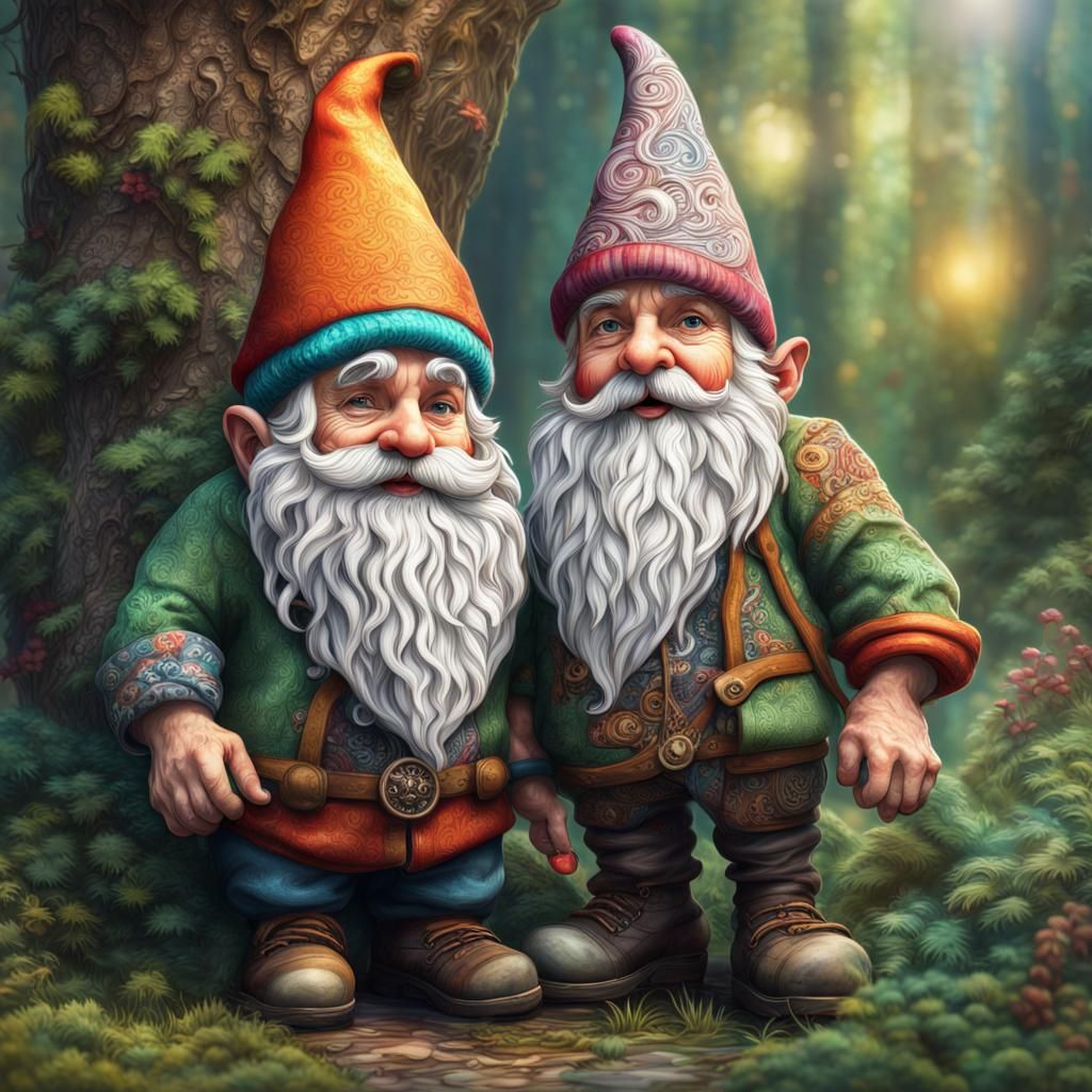 Forest Gnomes - AI Generated Artwork - NightCafe Creator