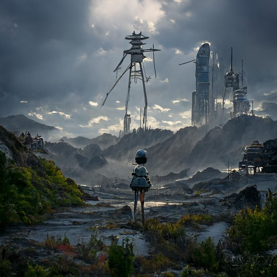 the vast wasteland - AI Generated Artwork - NightCafe Creator