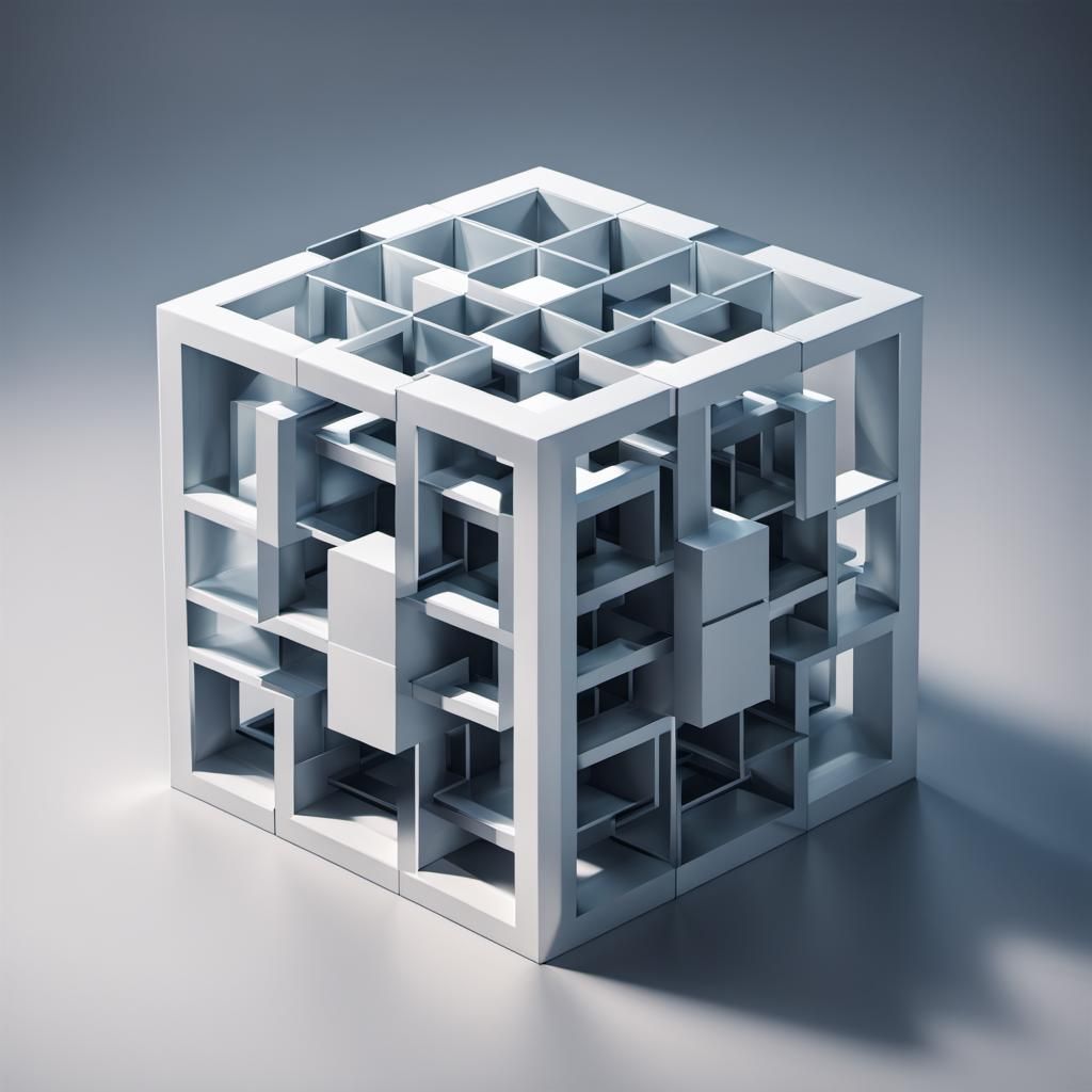 Cube (A) - AI Generated Artwork - NightCafe Creator