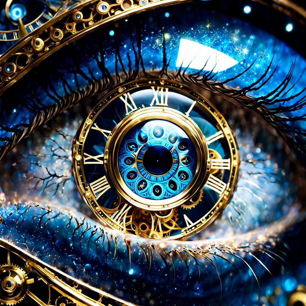 Time’s Eye - AI Generated Artwork - NightCafe Creator