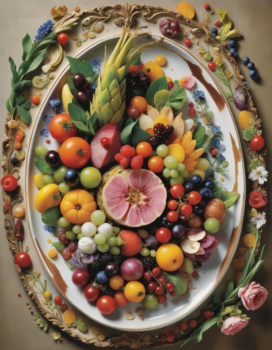 Art by Giuseppe Arcimboldo and Paul Cézanne, delicious food magazine ...