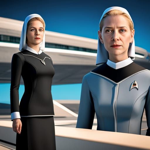 Nurse-Nun Uniform Concepts - AI Generated Artwork - NightCafe Creator