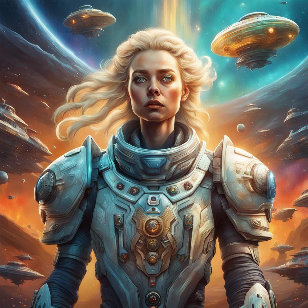 Queen of the Pleiades #1 - AI Generated Artwork - NightCafe Creator