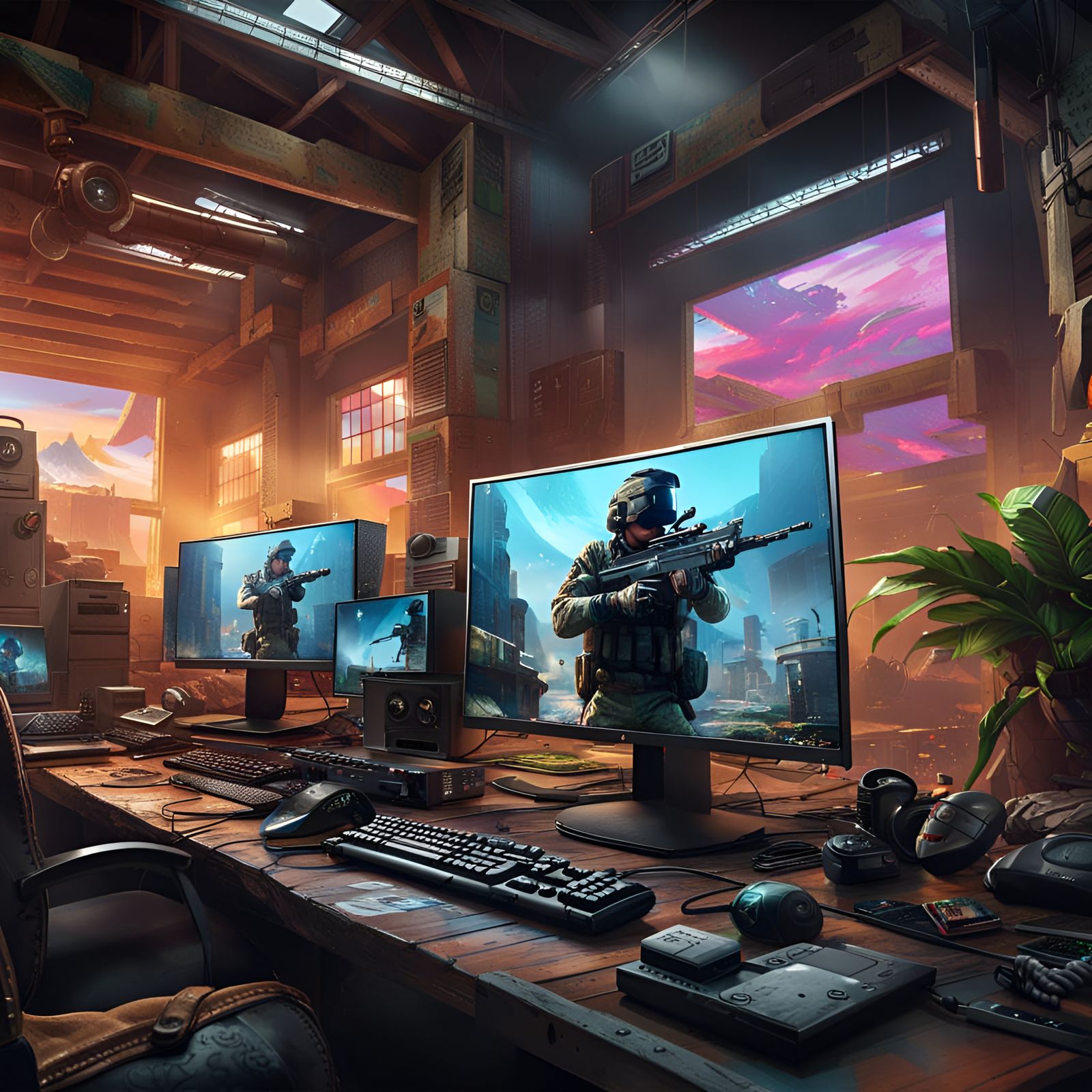 Gaming PC Setup: Challenge the Reality: A Daily Dive into Epic PC ...