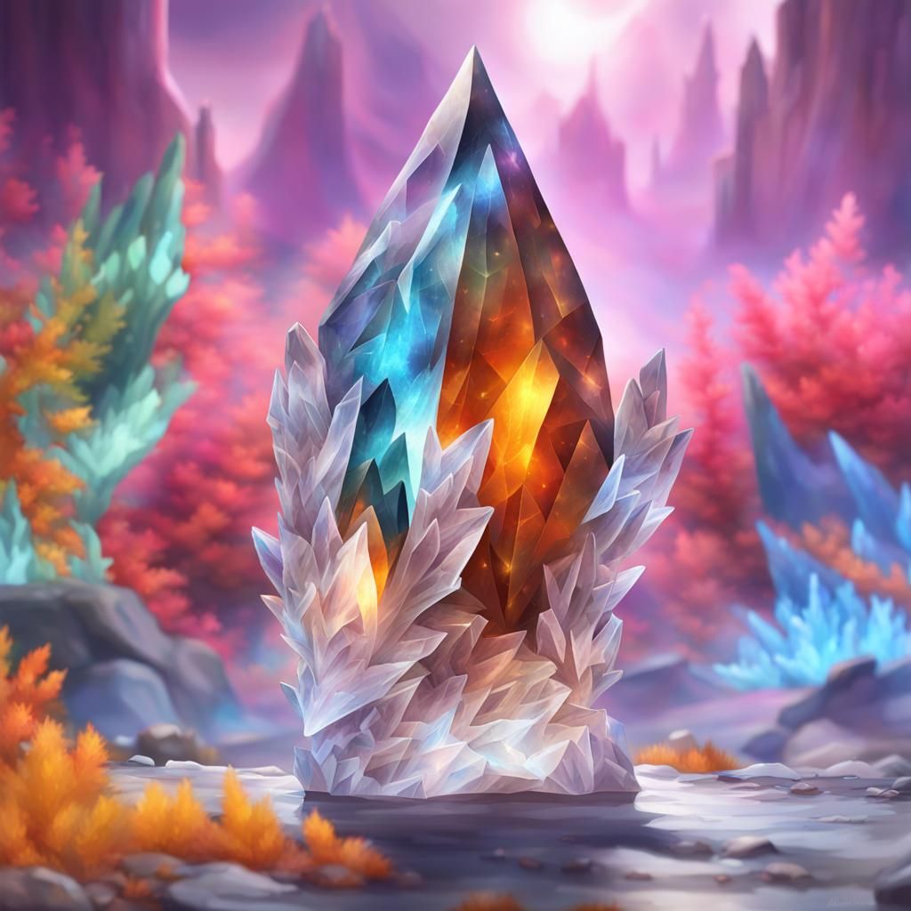 Crystal - AI Generated Artwork - NightCafe Creator