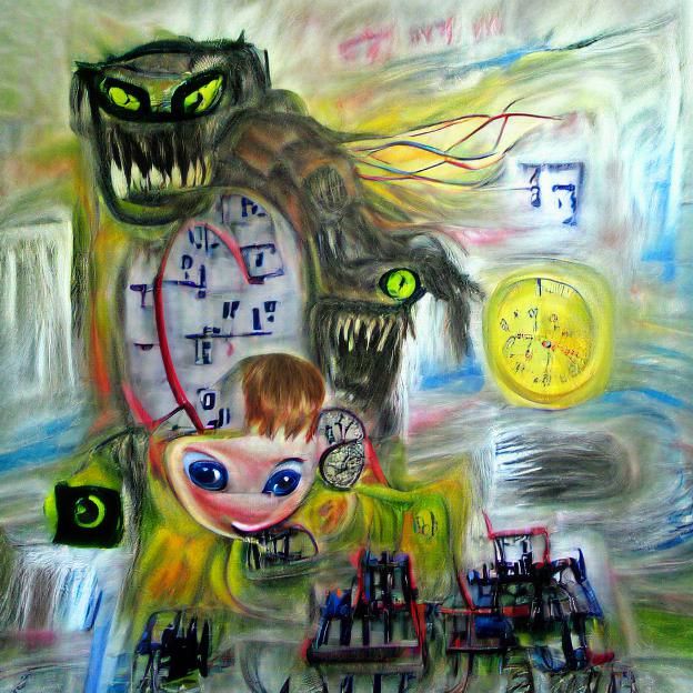 Time is a beast - AI Generated Artwork - NightCafe Creator