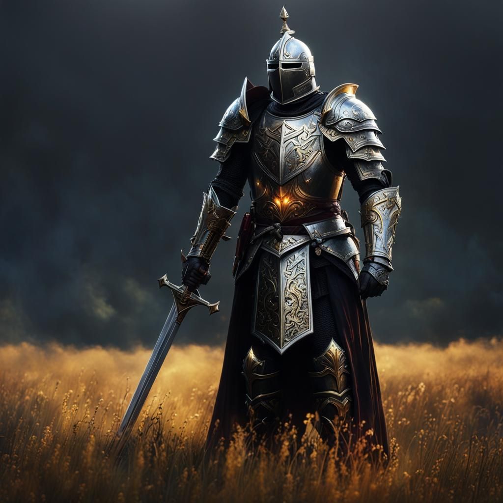 Gothic Knight - AI Generated Artwork - NightCafe Creator