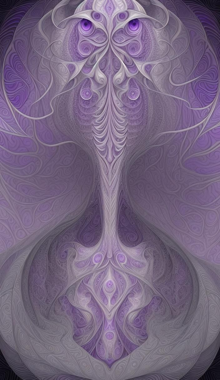 Fractal nonperiodic tesselation masterwork by alex grey and penrose ...