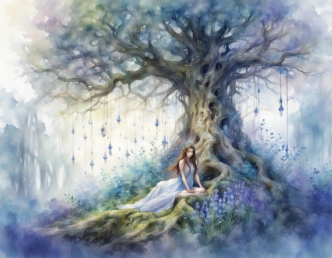 Tree princess - AI Generated Artwork - NightCafe Creator