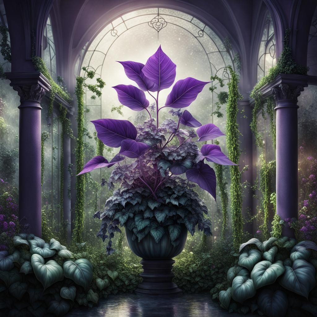 The Magical Violet - AI Generated Artwork - NightCafe Creator