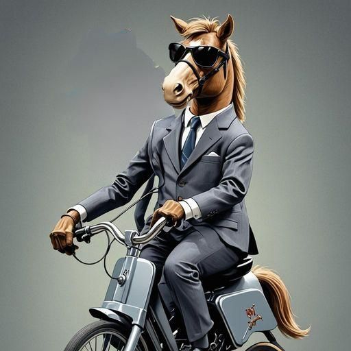 horse-man riding - AI Generated Artwork - NightCafe Creator