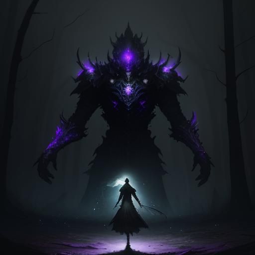 Facing the demons - AI Generated Artwork - NightCafe Creator