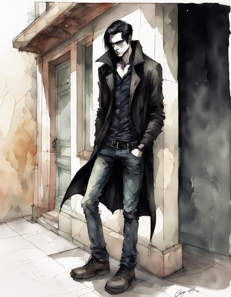 Pen and watercolor style of Greg Artlop & Alessandro Tomassetti ...