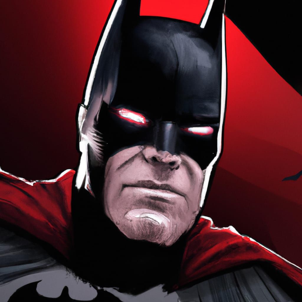 Batman as a soviet Communist. detailed comic character. dark. DC Comics ...