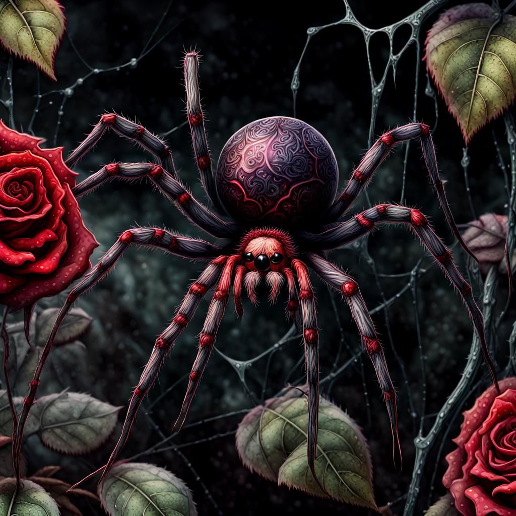 Beautiful Spider - AI Generated Artwork - NightCafe Creator