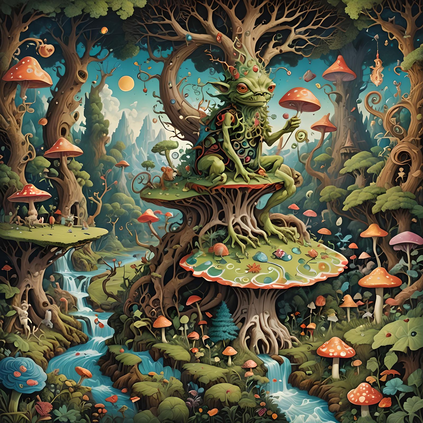 Psychedelic shamans lament…. - AI Generated Artwork - NightCafe Creator