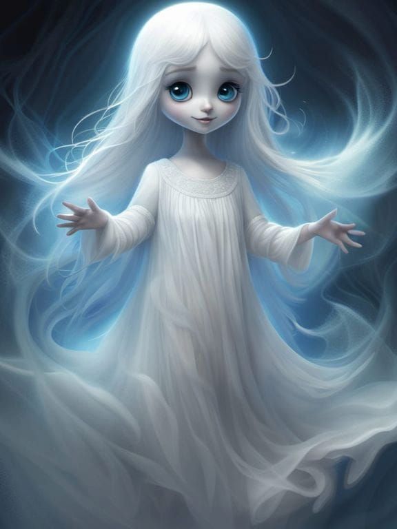 Friendly Ghost - AI Generated Artwork - NightCafe Creator