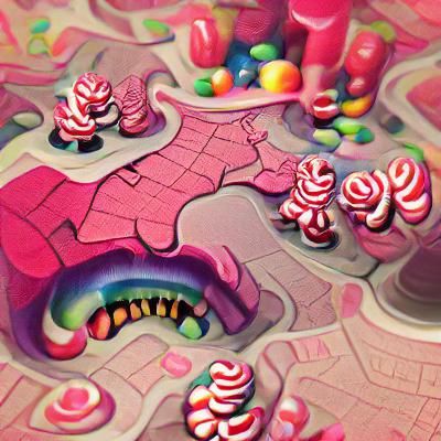 evil candyland - AI Generated Artwork - NightCafe Creator