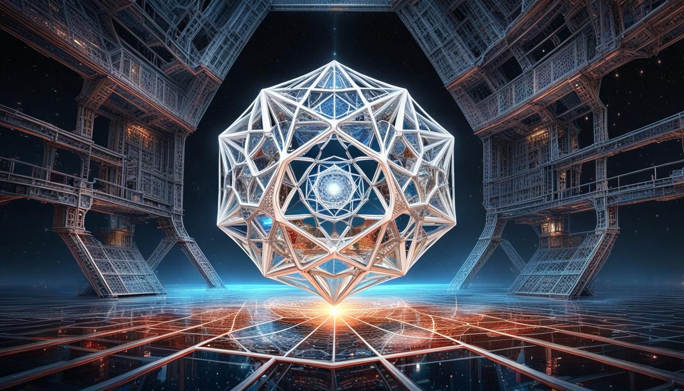 Sacred Geometry - AI Generated Artwork - NightCafe Creator