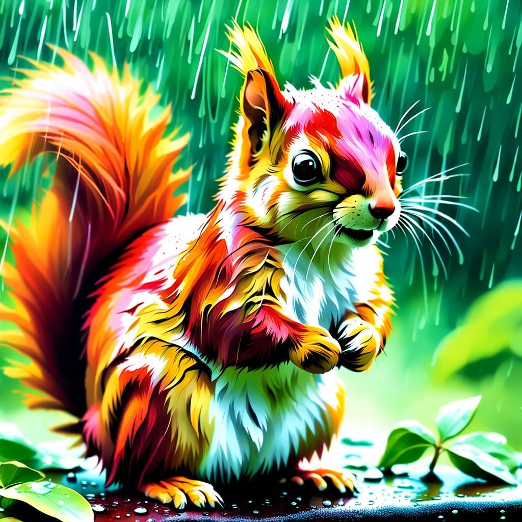 Squirrel - AI Generated Artwork - NightCafe Creator