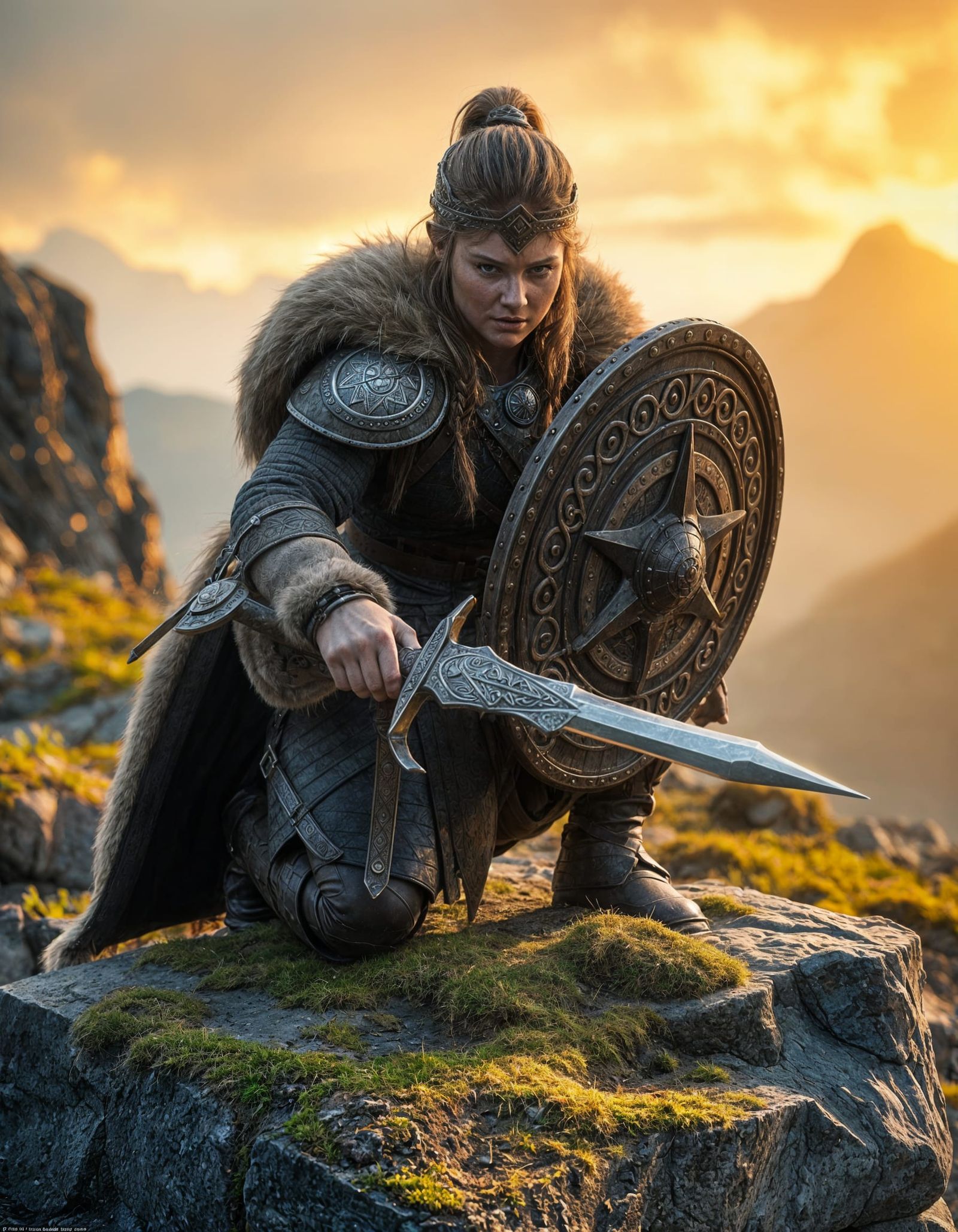 Viking warrior - Viking Warrior in Hyper-Realistic 3D