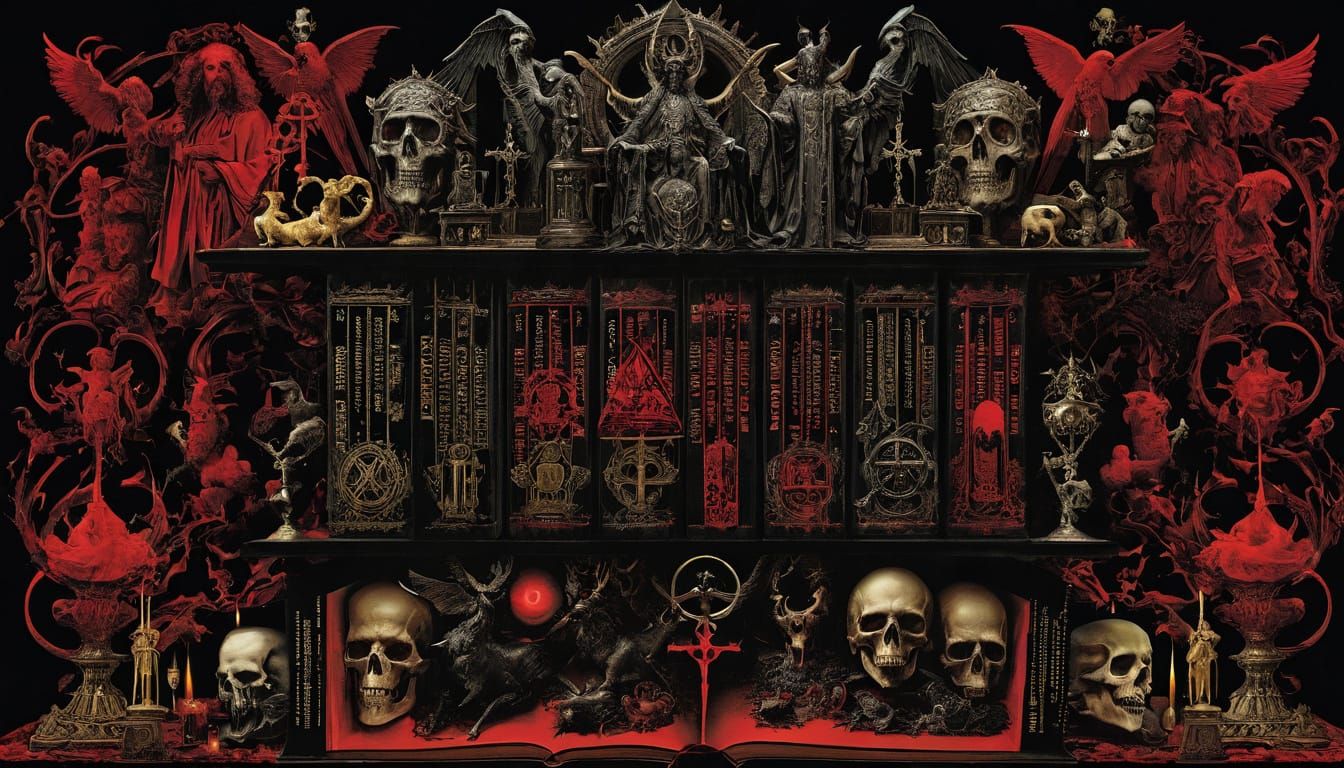 A Black Magic Coven Library - A Black Magic Coven Library